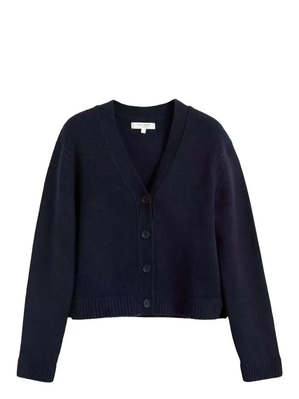 Chinti & Parker Cashmere V-neck Cardigan - Blue