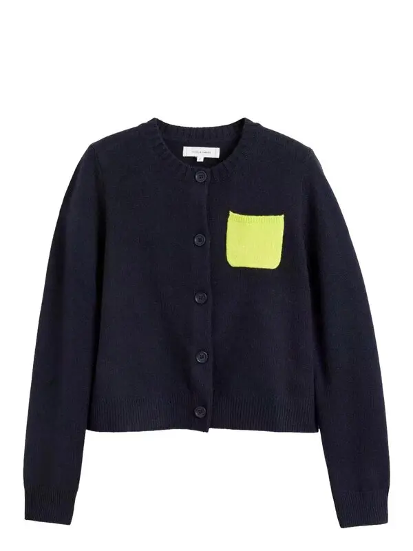 Chinti & Parker Patch-pocket Cardigan - Blue
