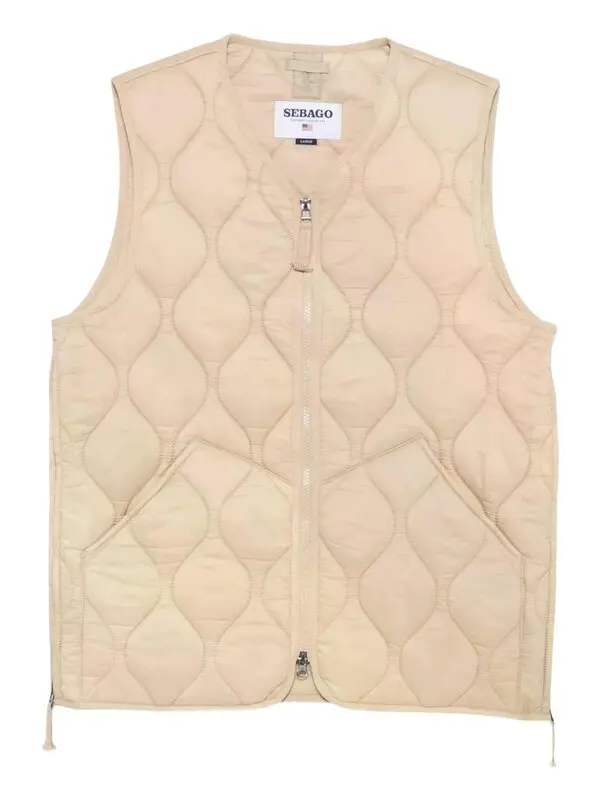 SEBAGO Quilted Diamond-pattern Vest - Neutrals