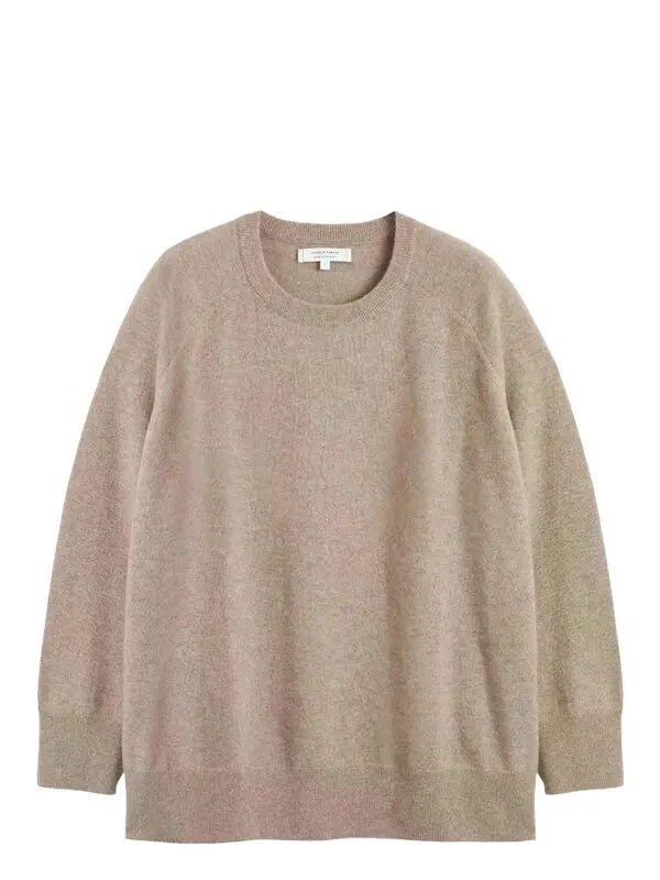 Chinti & Parker Cashmere Crew Neck Sweater - Neutrals
