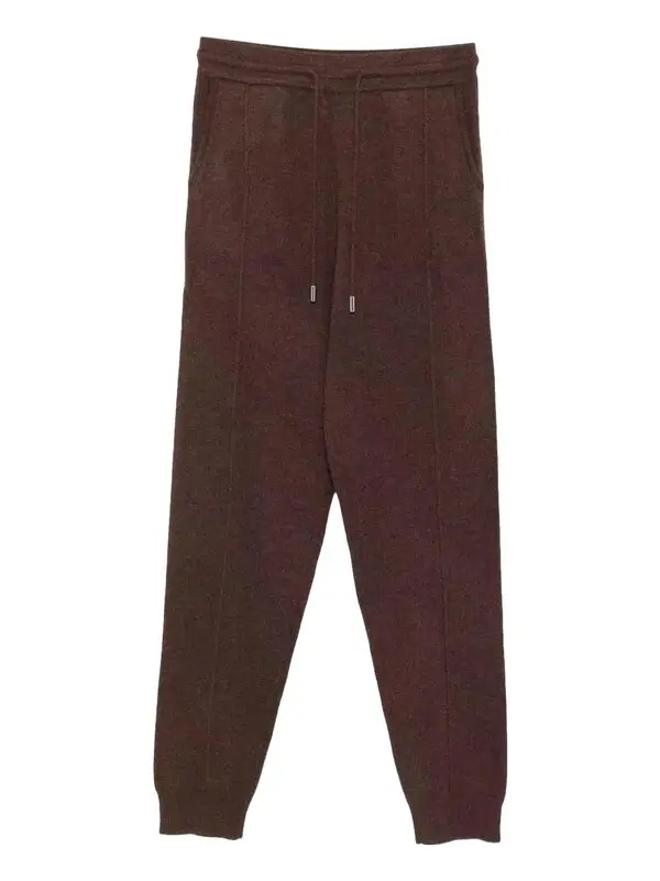 GOTHA Cashmere Track Pants - Brown