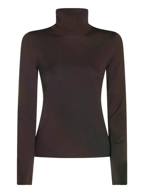 ZANONE Turtleneck Long-sleeve Sweater - Brown