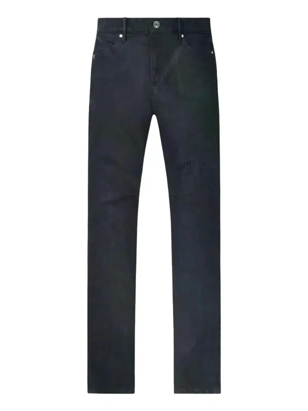 RtA Waxed-coated Jeans - Black