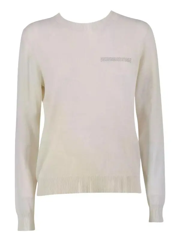Peserico Embellished Sweater - Neutrals