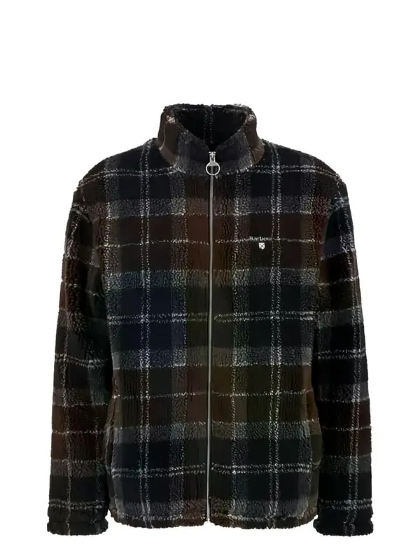 Barbour Teddy-cloth Check Fleece - Blue