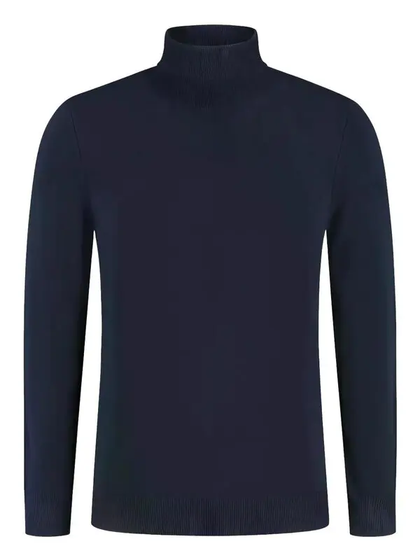 GRAN SASSO Turtleneck Sweater - Blue