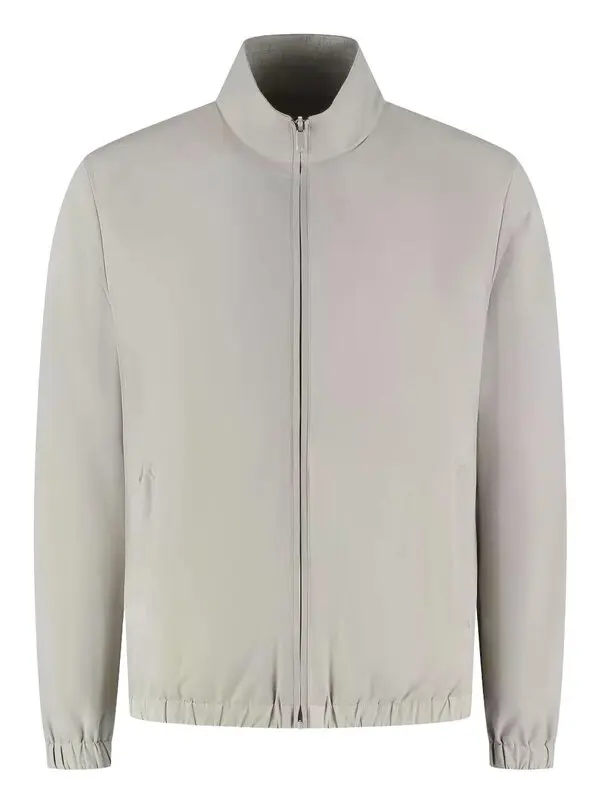 Marco Pescarolo High-neck Zip-front Jacket - Grey