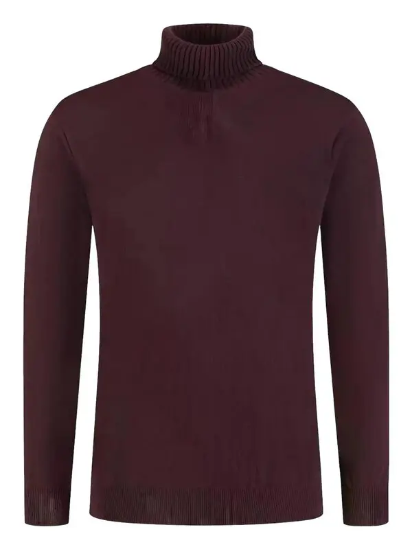 DORIANI Turtleneck Sweater - Red