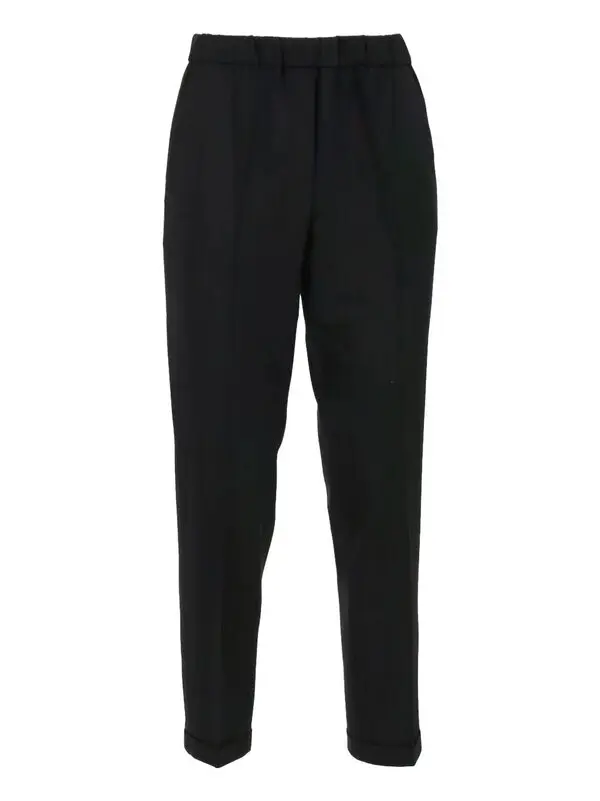 Antonelli Firenze Elasticated-waist Trousers - Black