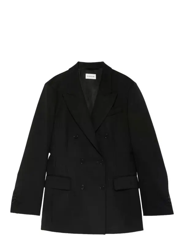 P.a.r.o.s.h Double-breasted Blazer - Black