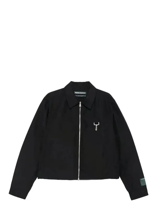 Reese Cooper Zip-up Shirt Jacket - Black
