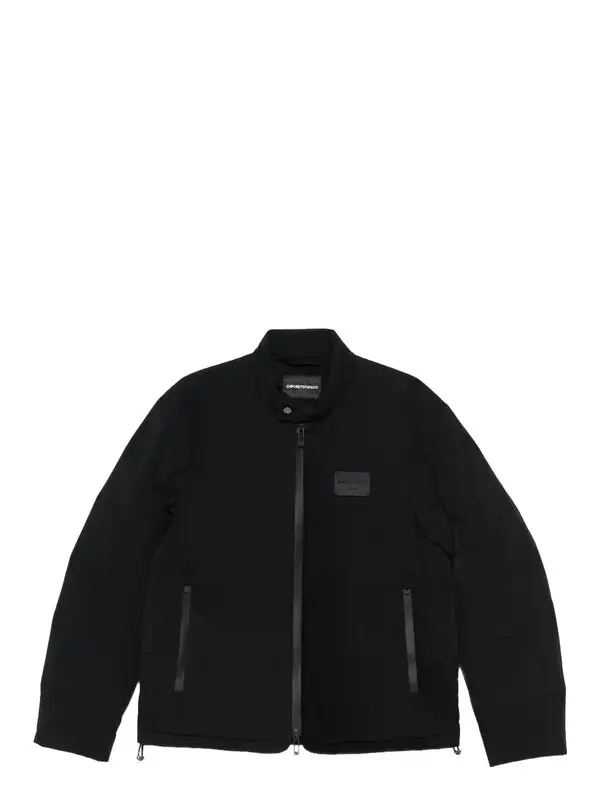 Emporio Armani Logo-patch Jacket - Black