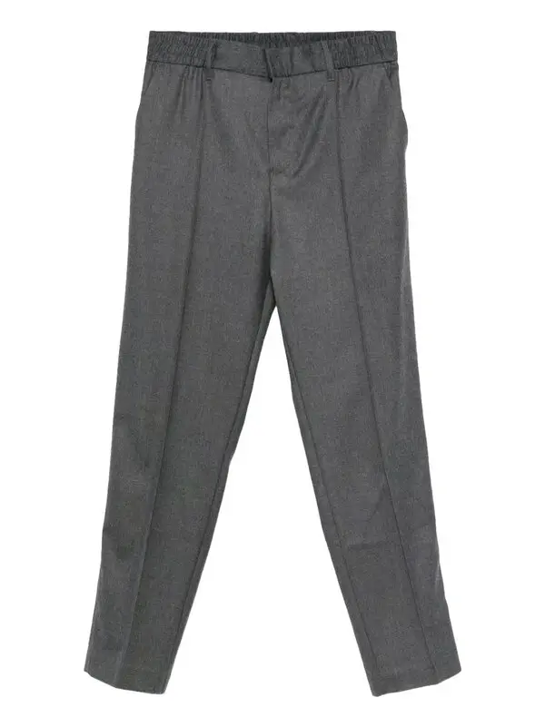 Emporio Armani Straight-leg Trousers - Grey