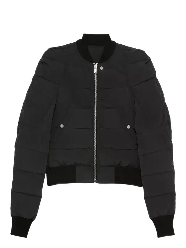 Rick Owens Quilted Zip-up Puffer Jacket - Black