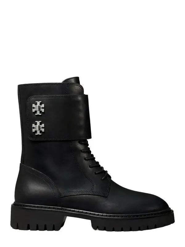Tory Burch Lug Double-t Boots - Black