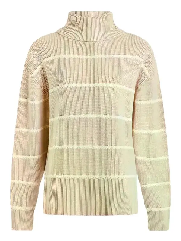 Varley Ribbed-knit Turtleneck Sweater - Neutrals
