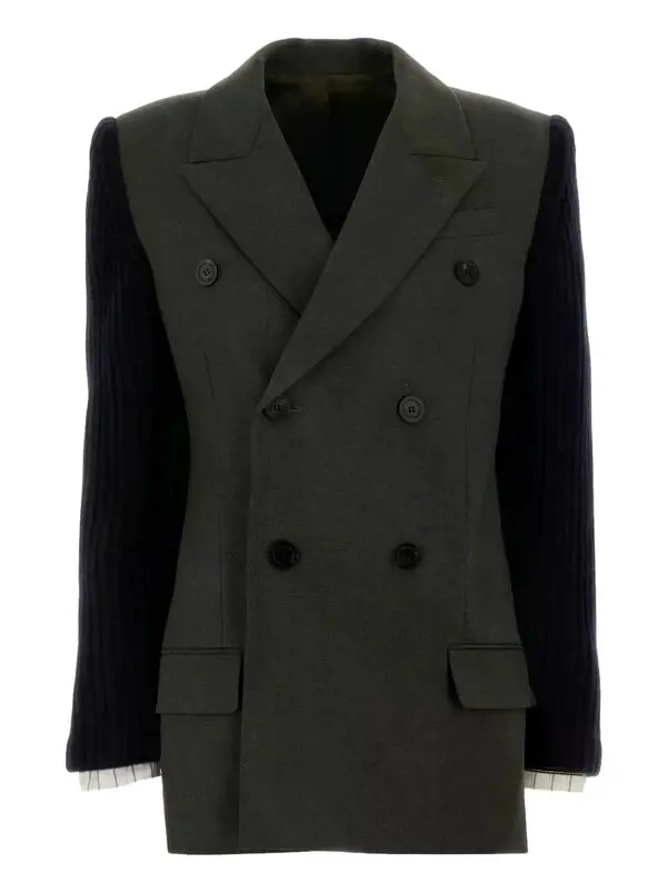 Jean Paul Gaultier Double-breasted Blazer - Green