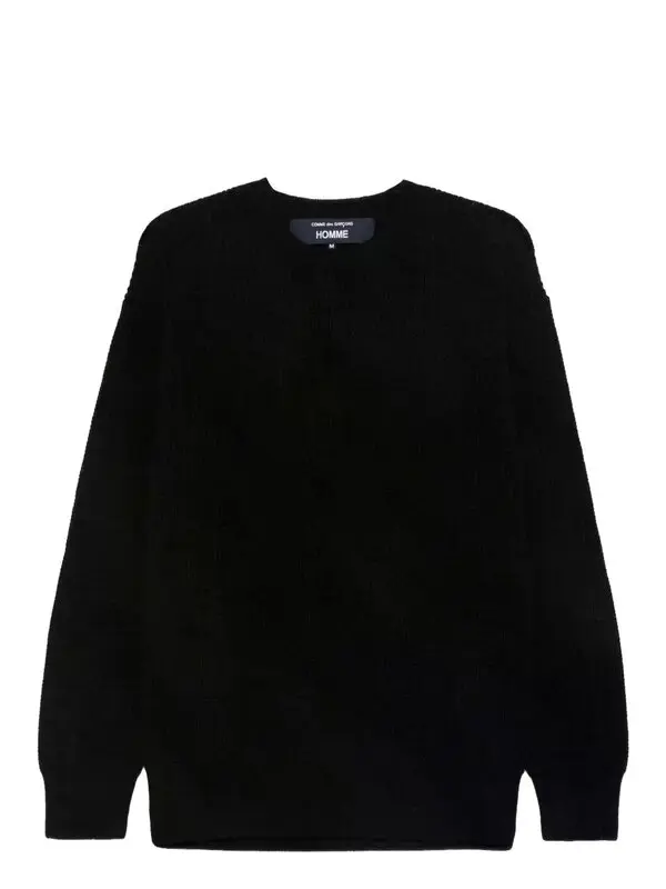 Comme Des Garçons Wool Sweater - Black