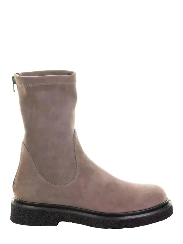 GUGLIELMO ROTTA Krisalyn Suede Ankle Boots - Neutrals