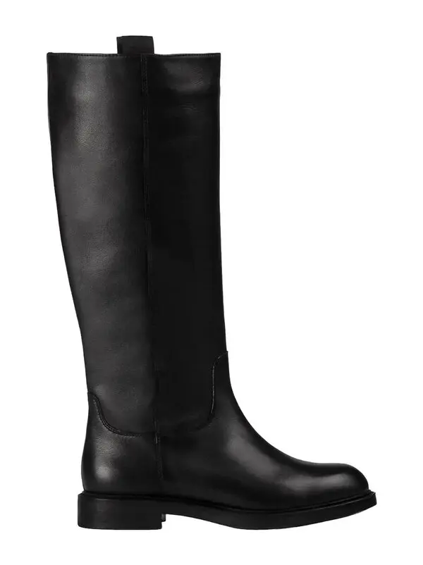 DOUCAL'S Zip-up Leather Boots - Black
