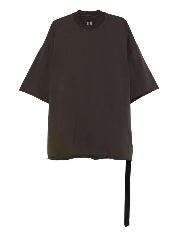 Rick Owens Raw-edge T-shirt - Brown