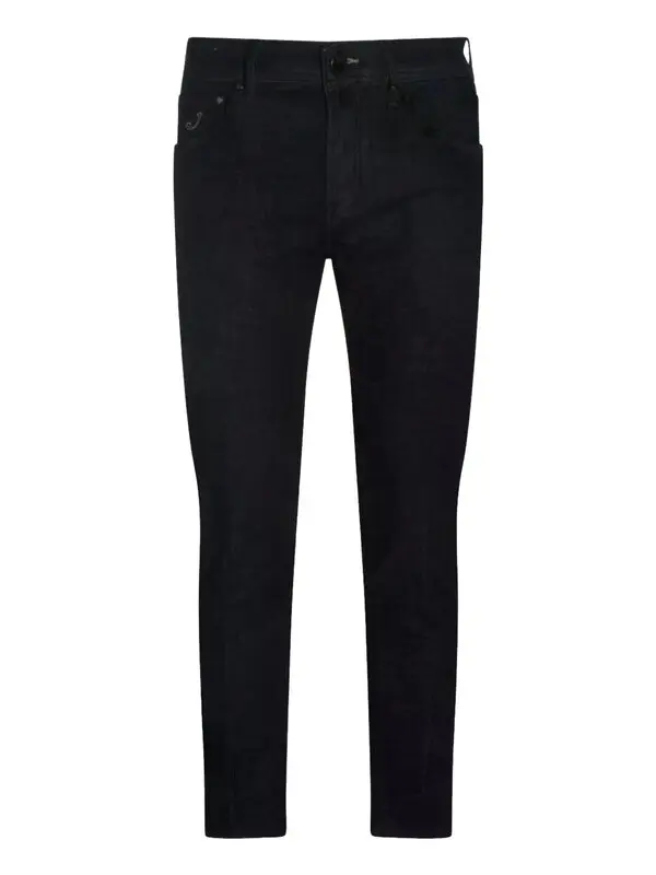 Jacob Cohen Logo-patch Jeans - Blue