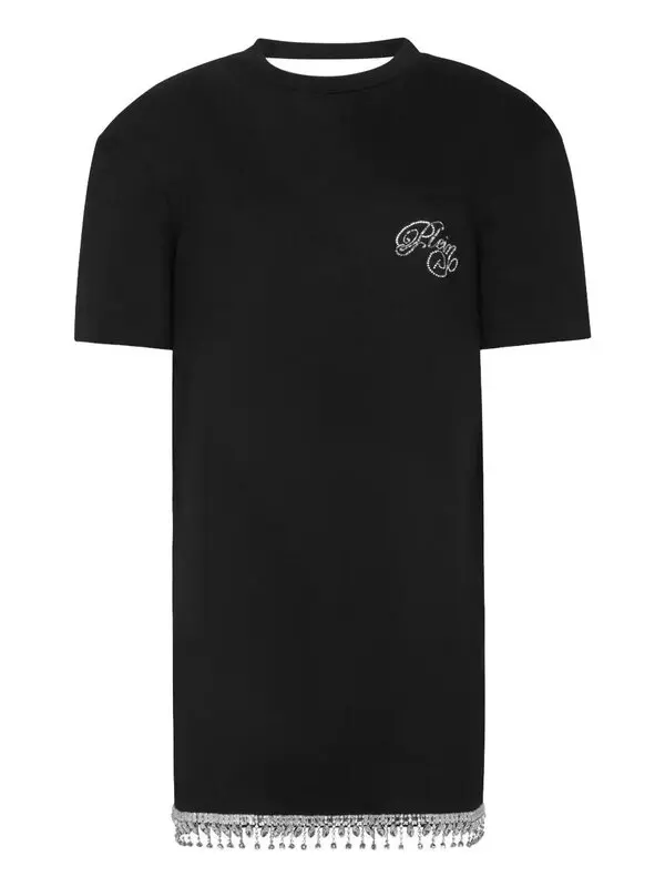 Philipp Plein Signature T-shirt Dress - Black