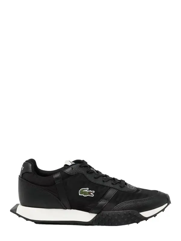 Lacoste Logo-embroidered Trainers - Black