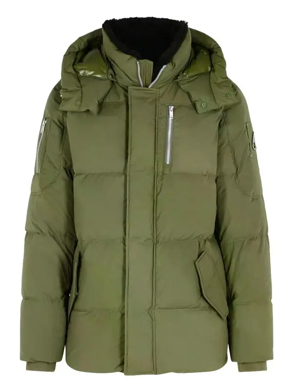 Moose Knuckles Everest Fleece-lined Down Coat - Green