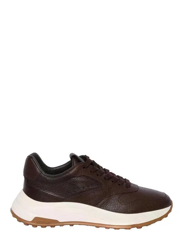 Hogan Leather Trainers - Brown