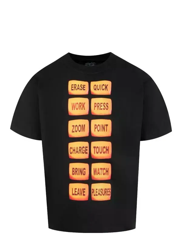 PLEASURES X Daft Punk Technologic Graphic-print T-shirt - Black