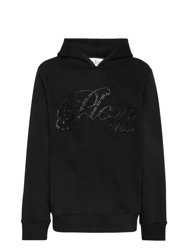 Philipp Plein Sequin-embellished Hoodie - Black