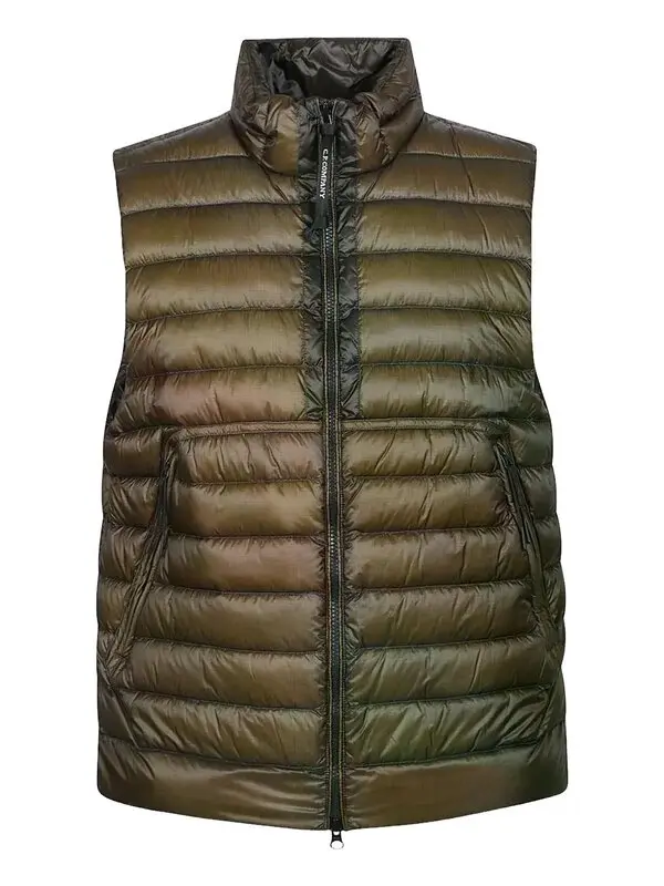 C.P. COMPANY Quilted Zip-up Gilet - Green