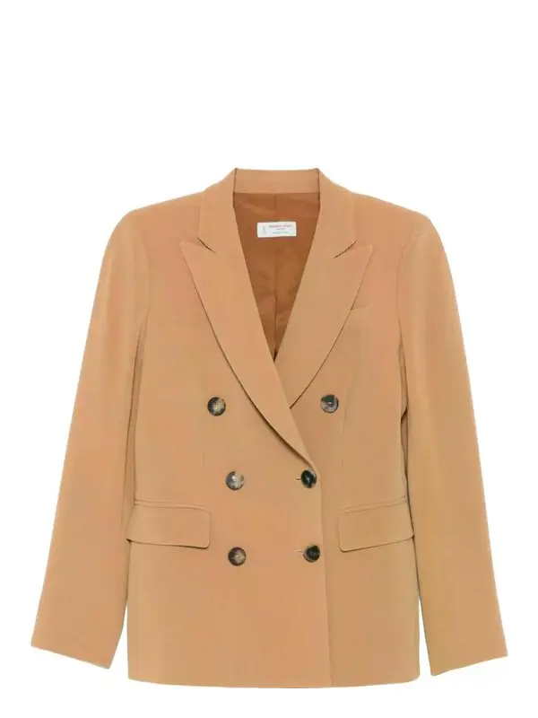Alberto Biani Double-breasted Blazer - Brown