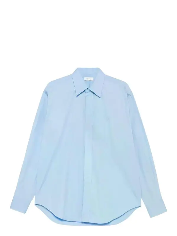Alexander McQueen Long-sleeve Cotton Shirt - Blue