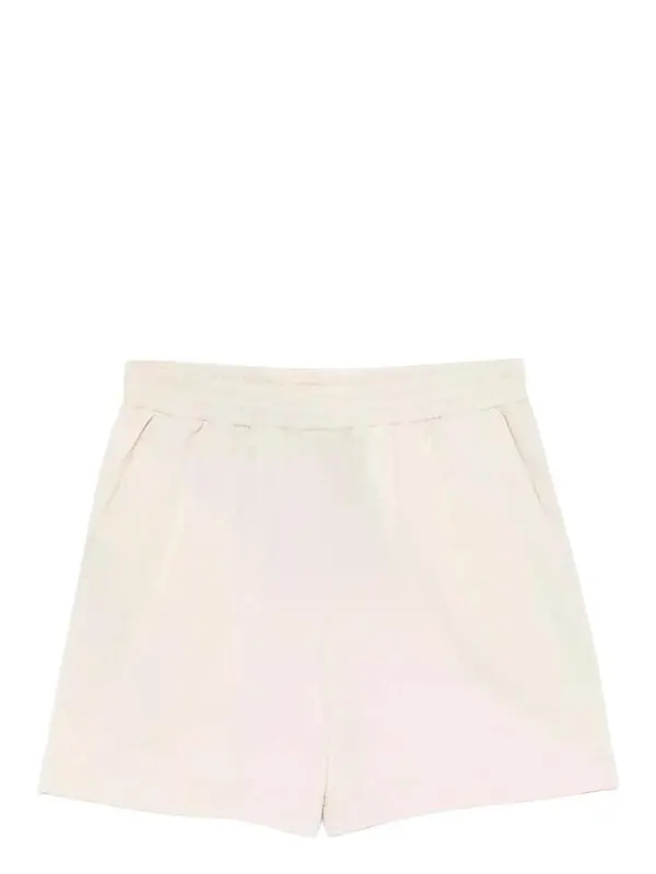 TWINSET Jersey Shorts With Elastic Waistband - Neutrals