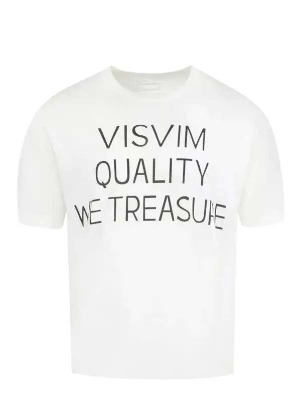 Visvim Crew-neck Graphic-print T-shirt - White
