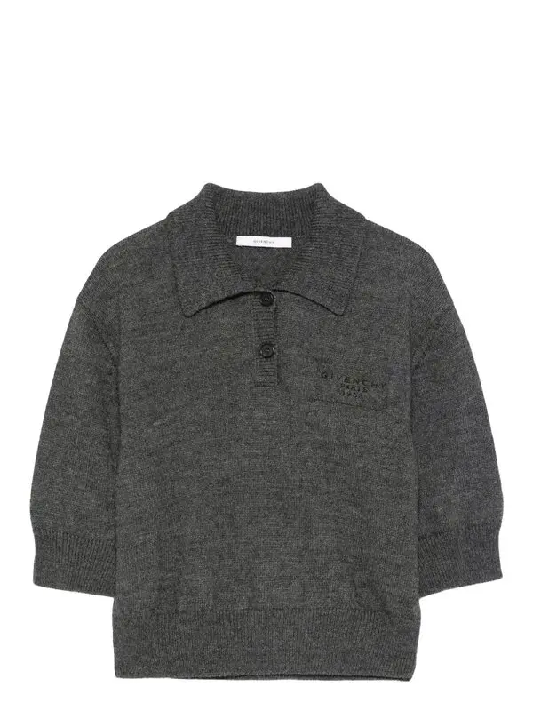 Givenchy Short-sleeve Polo Shirt - Grey