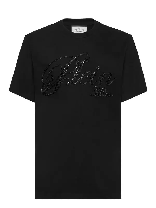 Philipp Plein Rhinestone-embellished T-shirt - Black