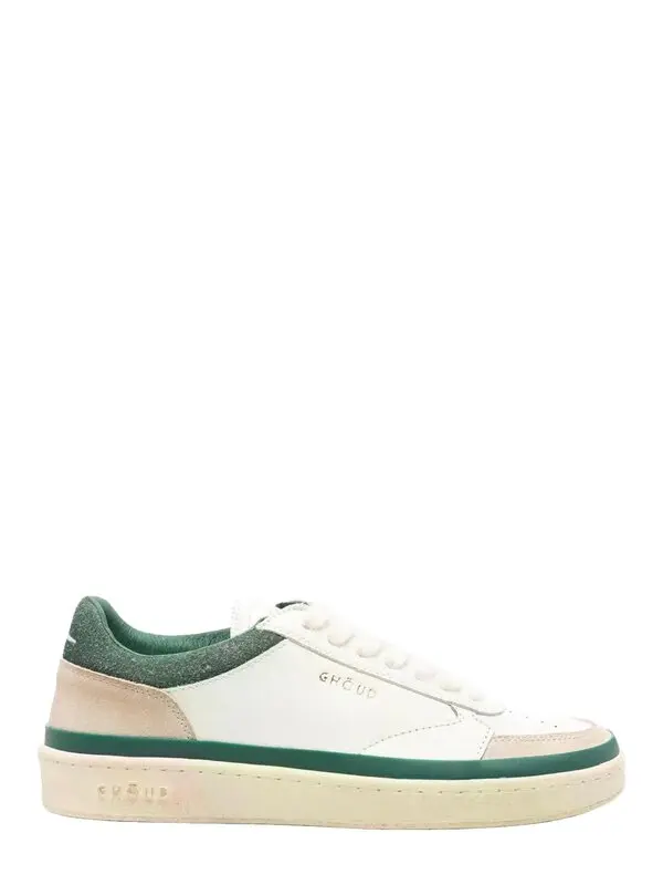 GHOUD VENICE Crack Leather Sneakers - White