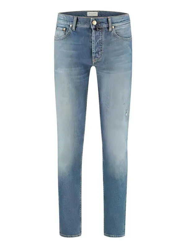 Jacob Cohen Faded Distressed Jeans - Blue
