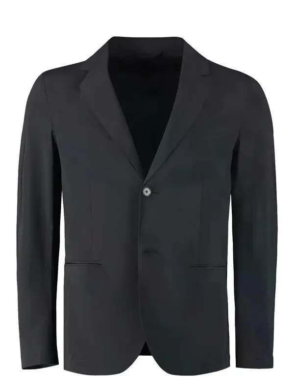 THE (ALPHABET) Single-breasted Blazer - Black