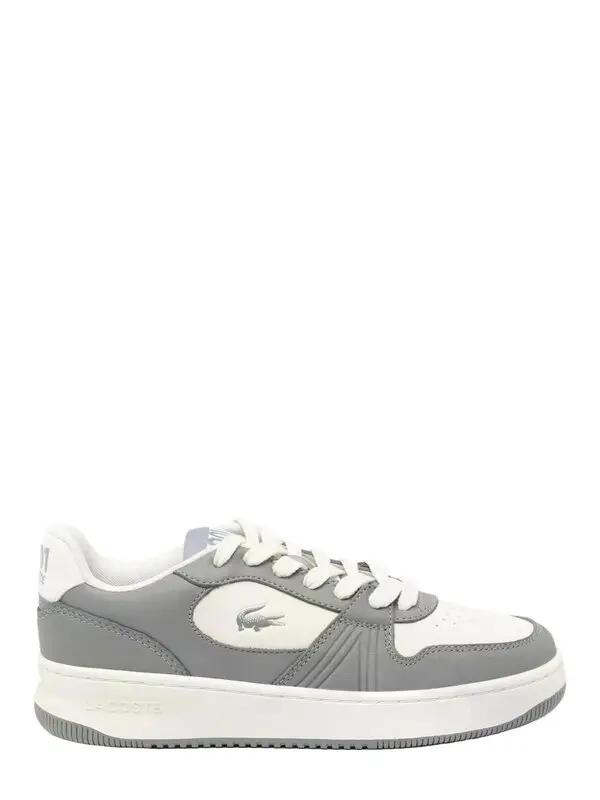 Lacoste L001 Set Leather Trainers - Grey