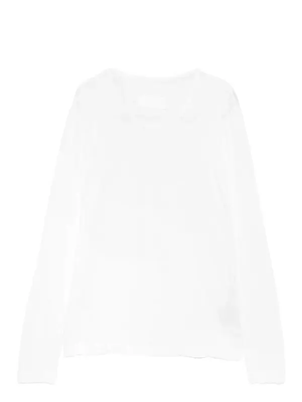 PRIVATE 0204 Long-sleeve Top - White