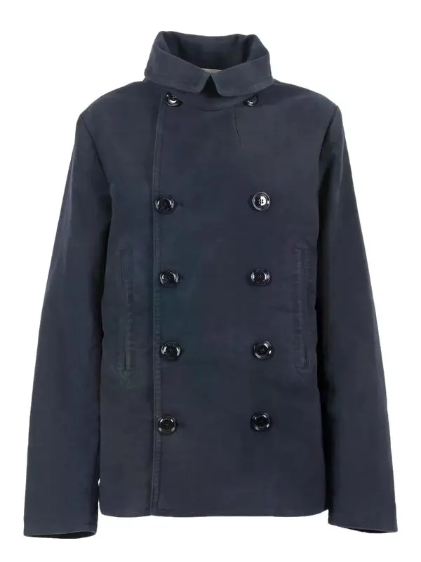 Aspesi Buttoned Double-breasted Jacket - Blue