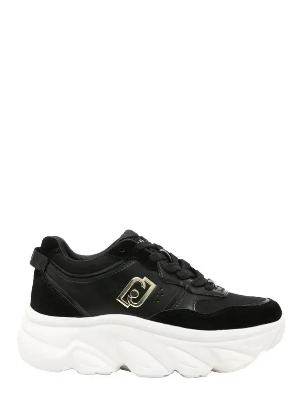 Liu Jo Logo-detail Chunky-sole Sneakers - Black