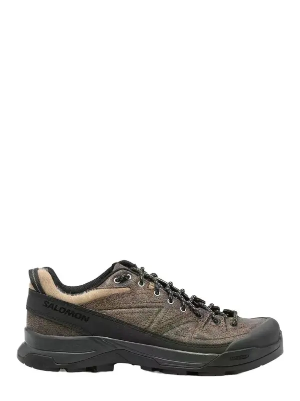 SALOMON Leather Trainers - Brown
