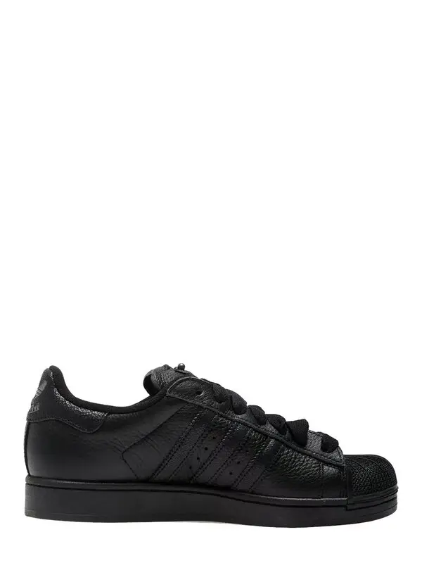 Adidas Superstar Ii Studded Sneakers - Black