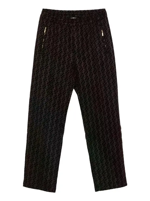 Drole De Monsieur Patterned-jacquard Trousers - Brown