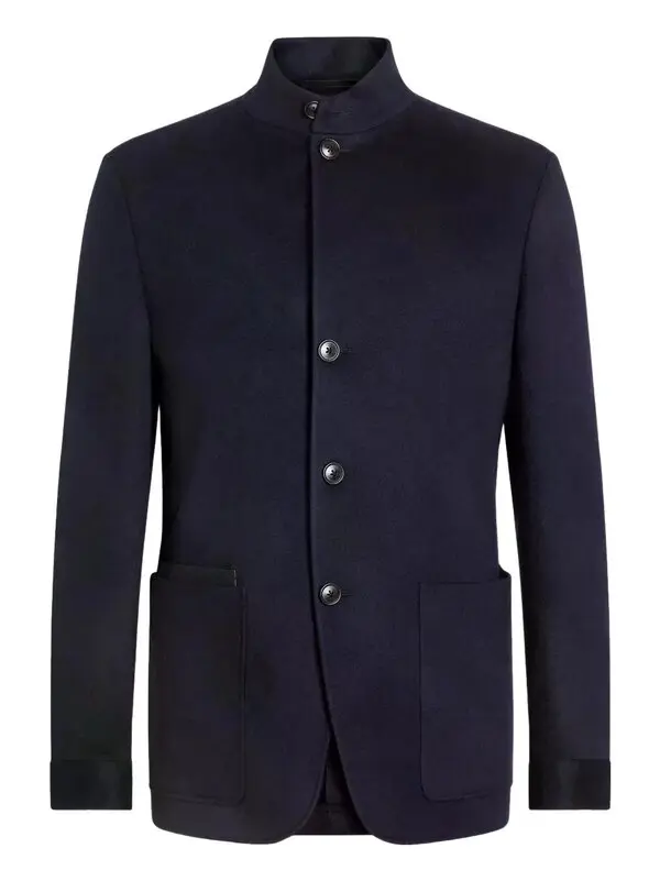 Zegna Oasi Cashmere Il Conte Jacket - Blue